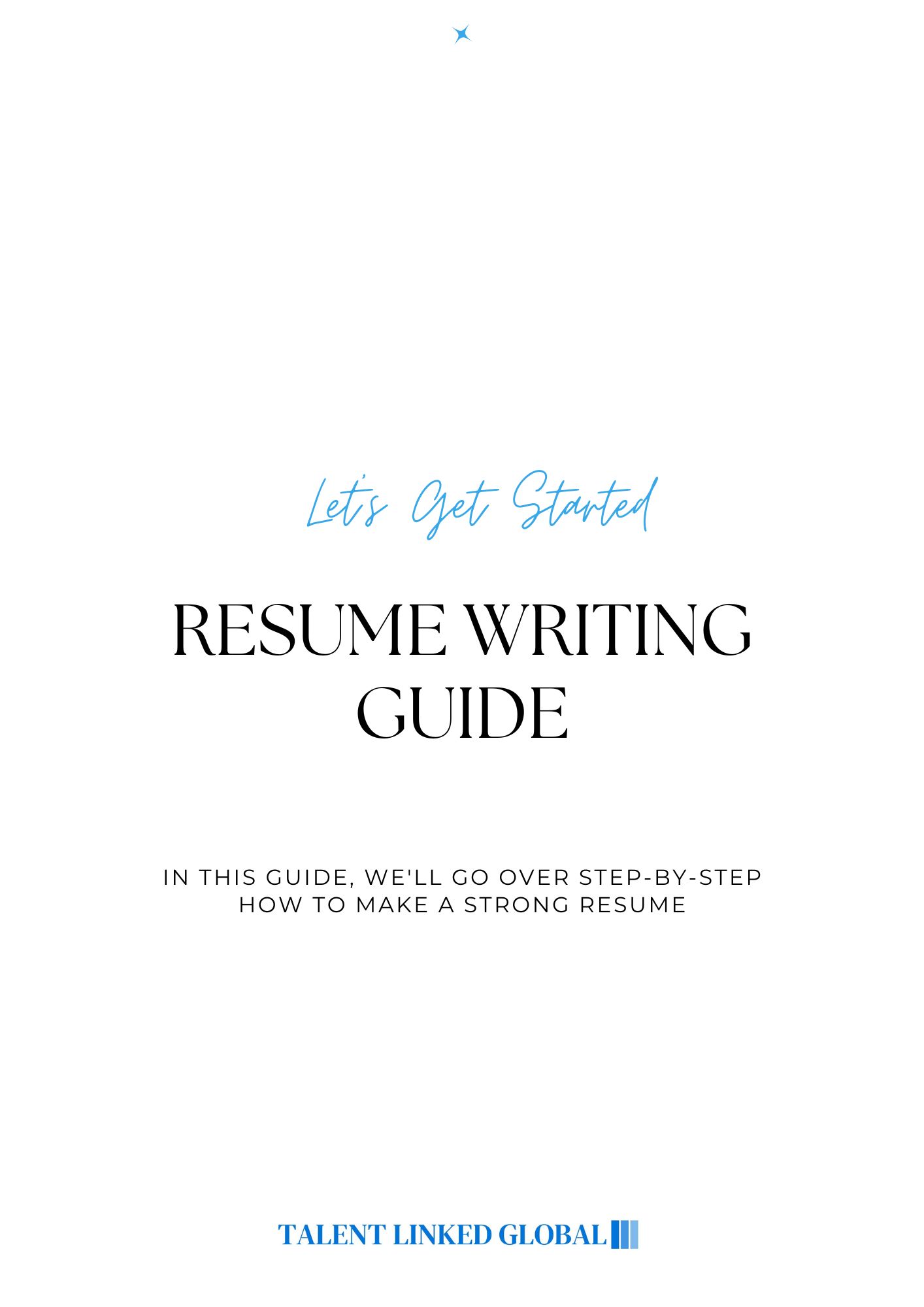 Resume Writing Guide